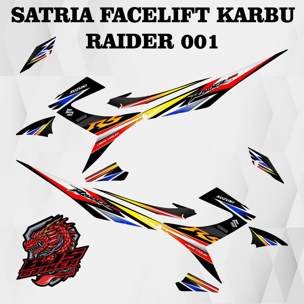Jual [COD] Stiker Sticker Striping Satria facelift Satria facelift ...