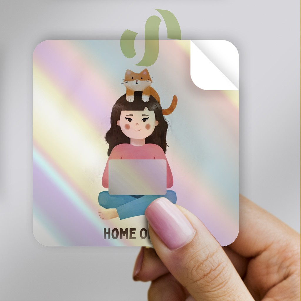 Jual Stiker Label Metalize kotak ( Die Cut ) | Shopee Indonesia