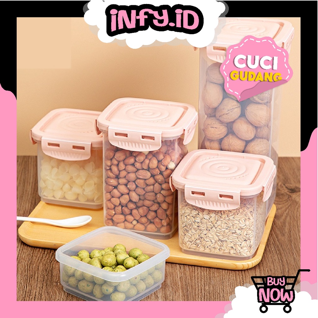Jual INFY - C002 Food Container Kotak Tempat Makan Toples Plastik ...
