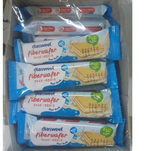 Jual DIASWEET FIBER WAFER 18 GRAM CAMILAN HEMAT DAN SEHAT (isi 15 pcs ...