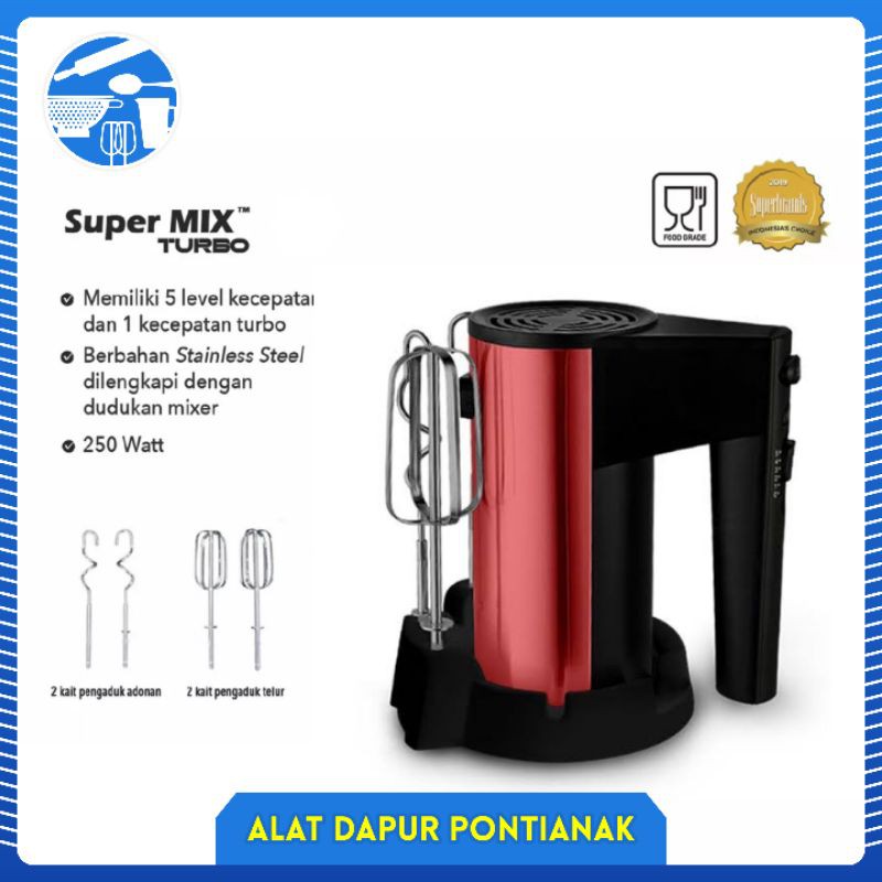Jual Mixer Kue Bolde Super Mix Turbo Power Alat Pengaduk Adonan ...