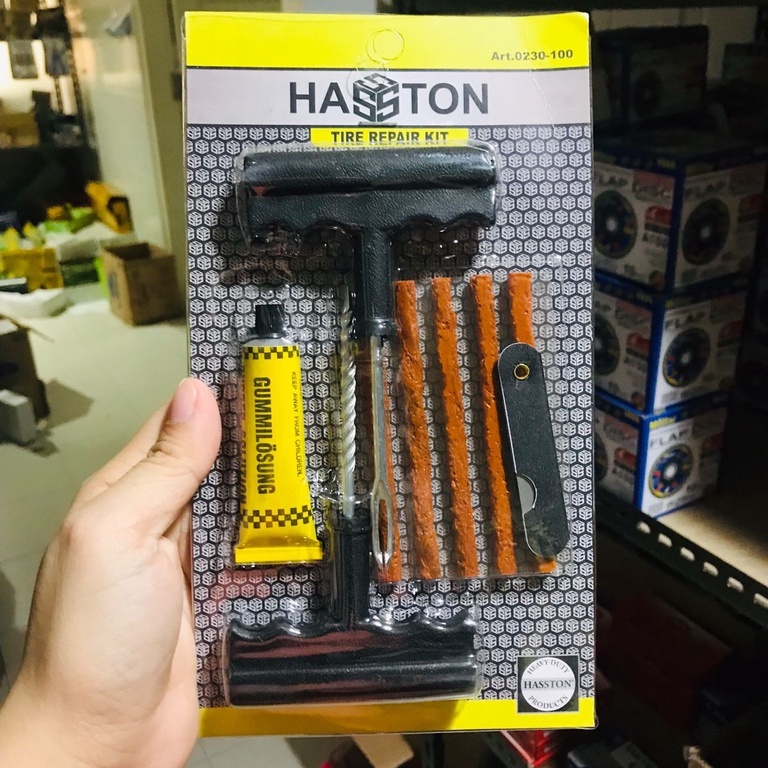 Jual Alat Tambal Ban Set 9pcs Tubles Tubeless Tembel Ban Bocor Motor ...