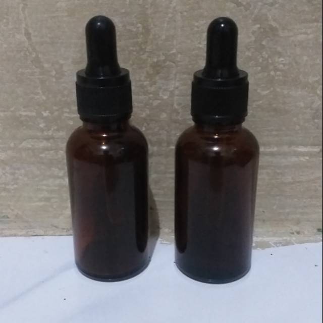 Jual Botol kaca coklat 30 ml pipet hitam | Shopee Indonesia