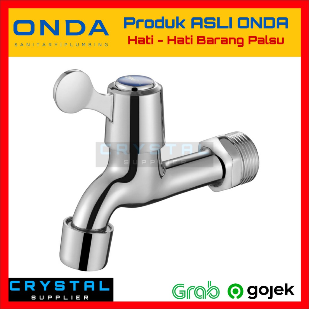 Jual KRAN ONDA A 801 T 1/2" inch / Keran Air Tembok Taman A801T ½ ...