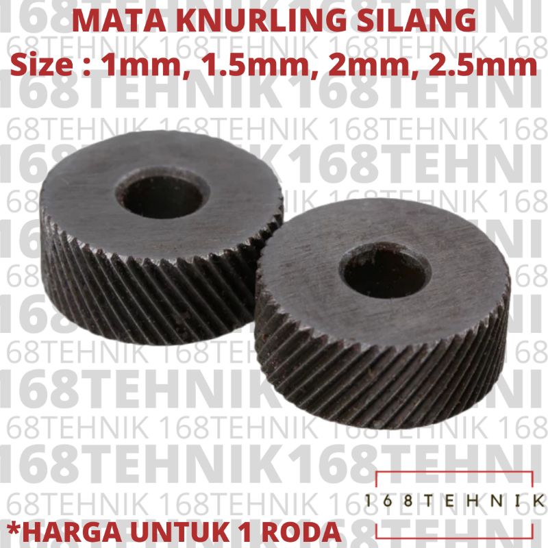Jual MATA KNURLING SILANG 1.0MM / MATA KARTEL / RODA KNURLING | Shopee ...
