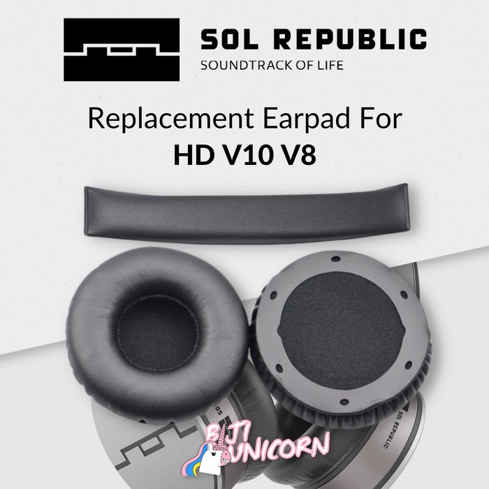 Jual Earcup Earpad Ear Cushion Sol Republic HD V10 V8 Busa Bantalan ...