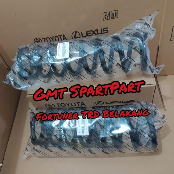 Jual coil spring-perkeong fortuner TRD belakang toyota original harga ...