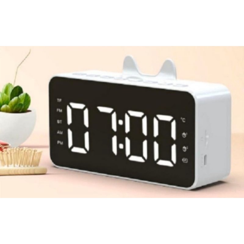 Jual speaker jam digital USB alarm radio FM audio tape pemutar musik ...