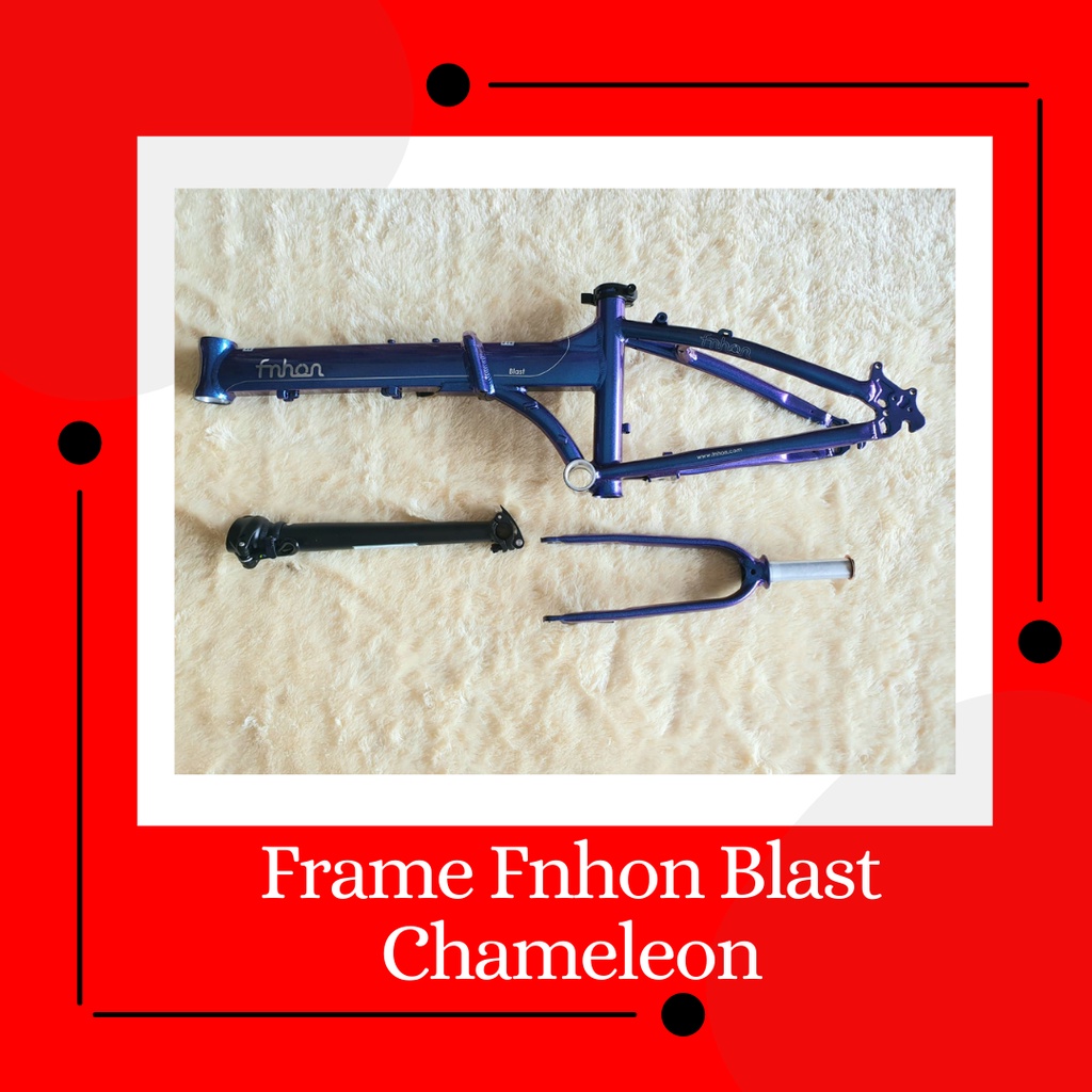 Jual Frameset + handlepost Fnhon Blast Chameleon Discbrake 20 22 inch ... Jual Frameset + handlepost Fnhon Blast Chameleon Discbrake 20 22 inch ...