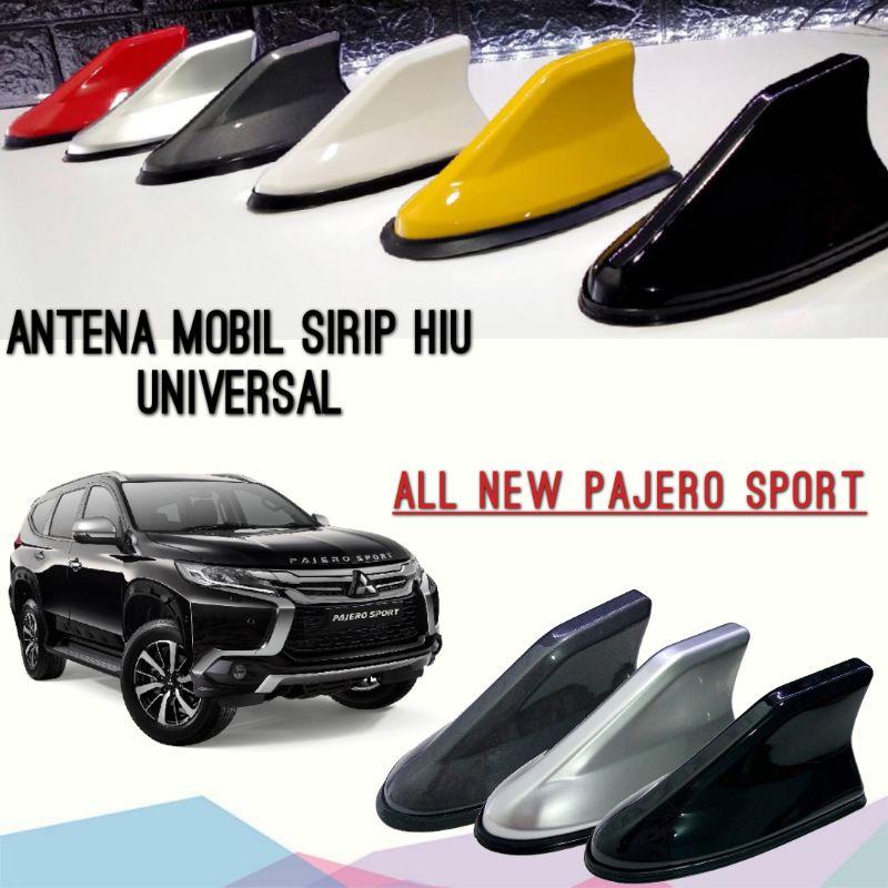 Jual ANTENA SIRIP HIU UNIVERSAL MOBIL ALL NEW PAJERO SPORT HITAM ...