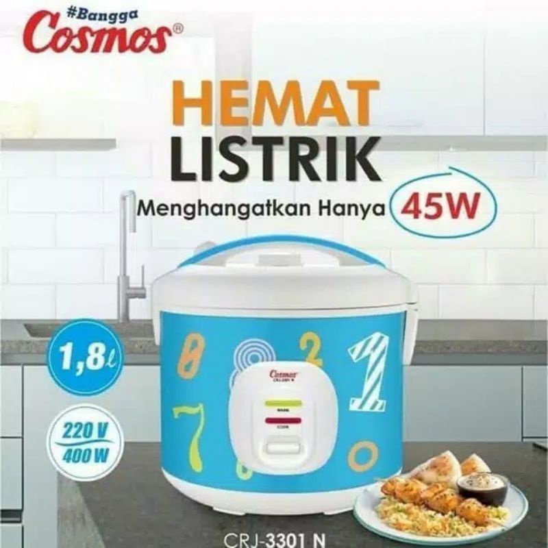 Jual Magic Com Cosmos CRJ-3301 N 1,8 Liter | Shopee Indonesia