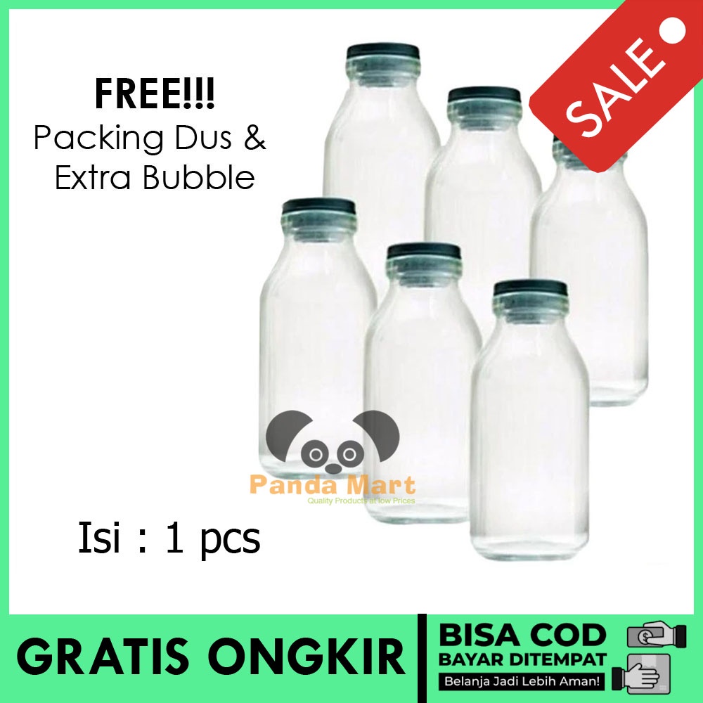 Jual GRATIS PACKING DUS & BUBBLE !!! Botol Asi Kaca 100 ml Vial ...