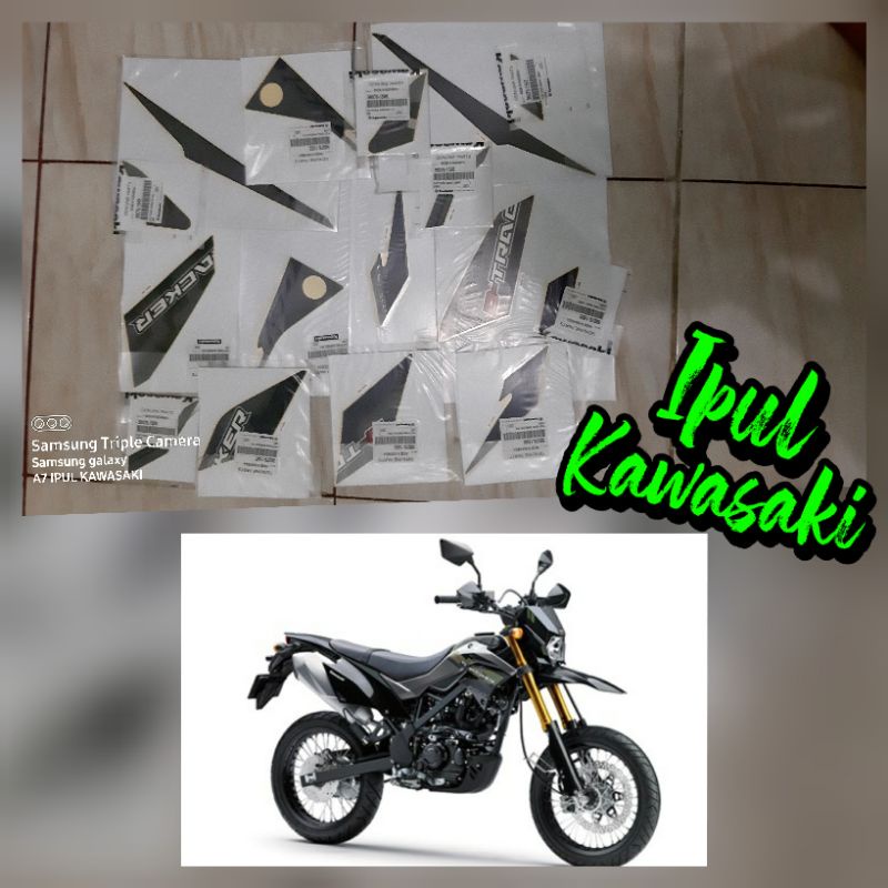 Jual stiker striping decal dtracker dtreker grey abu abu 2021 original ...