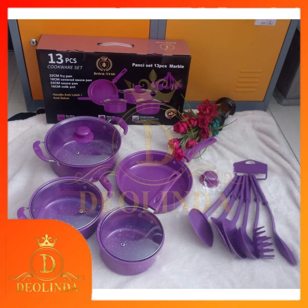 Jual COOKWARE 13PCS ROYAL STAR | Shopee Indonesia