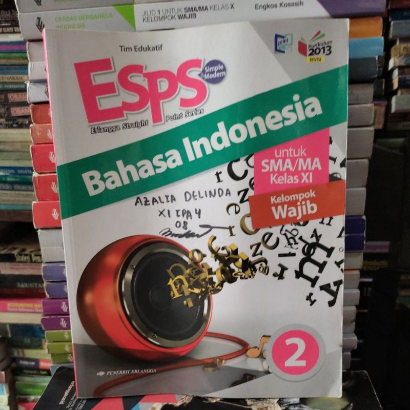 Jual buku ESPS BAHASA INDONESIA UNTUK SMA/MA KELAS 2 SMA(KELOMPOK WAJIB) | Shopee Indonesia