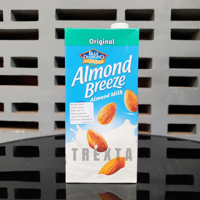 Jual SUSU ALMOND MILK ORIGINAL BLUE DIAMOND 1 LITER | Shopee Indonesia