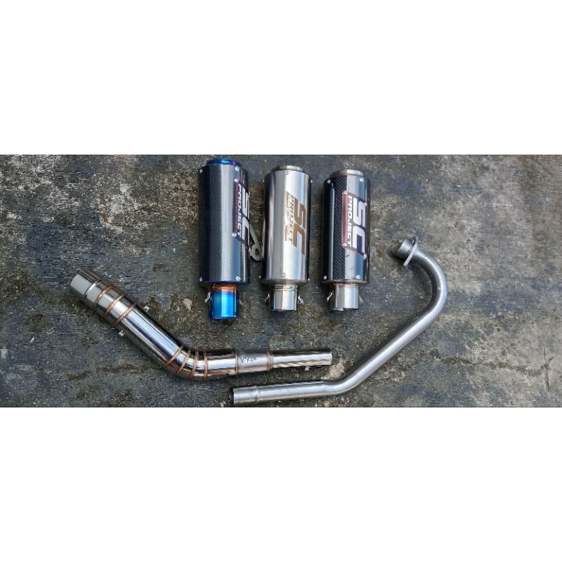 Jual knalpot racing SC Project R15/Vixion/Xabre/Gsx/cbr 150r/cb 150r ...