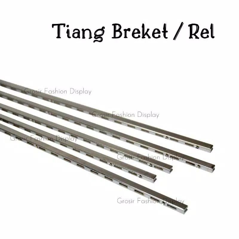 Jual Tiang Breket / Rel Breket / Rak Pajangan Display Siku Breket / Rel ...
