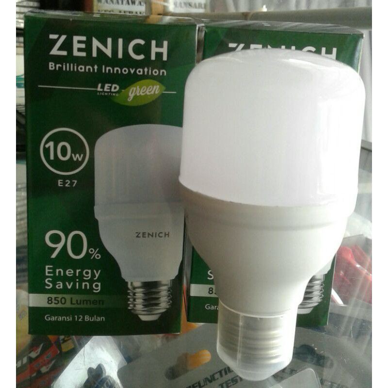 Jual ZENICH LAMPU LED KAPSUL 5W 10W 15W 20W ZENICH GREEN MURAH TERANG ...