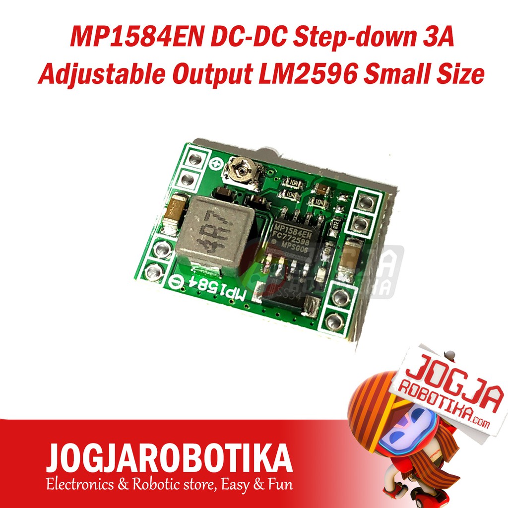 Jual MP1584EN DC-DC Step-down 3A Adjustable Output LM2596 Small Size | Shopee Indonesia
