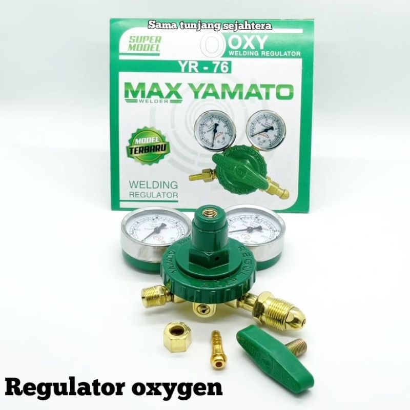 Jual REGULATOR LAS OKSIGEN MAX YAMATO YR 76 / OXYGEN GAS WELDING REGULATOR / REGULATOR OXY ...