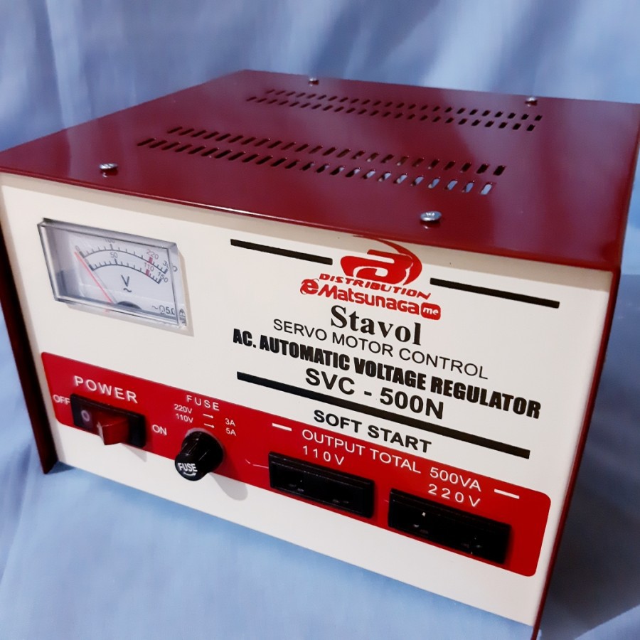 Jual STAVOLT MOTOR MATSUGAWA 500VA SVC-500 SERVO MOTOR CONTROL ...