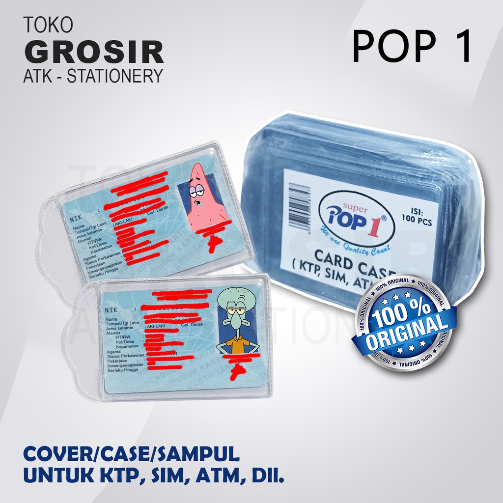 Jual COVER/SAMPUL/CASE ID CARD/KTP/SIM/ATM CASE IDENTITAS POP 1 ...