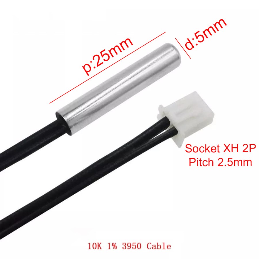 Jual Thermistor termistor NTC 3950 10k 1 mter | Shopee Indonesia