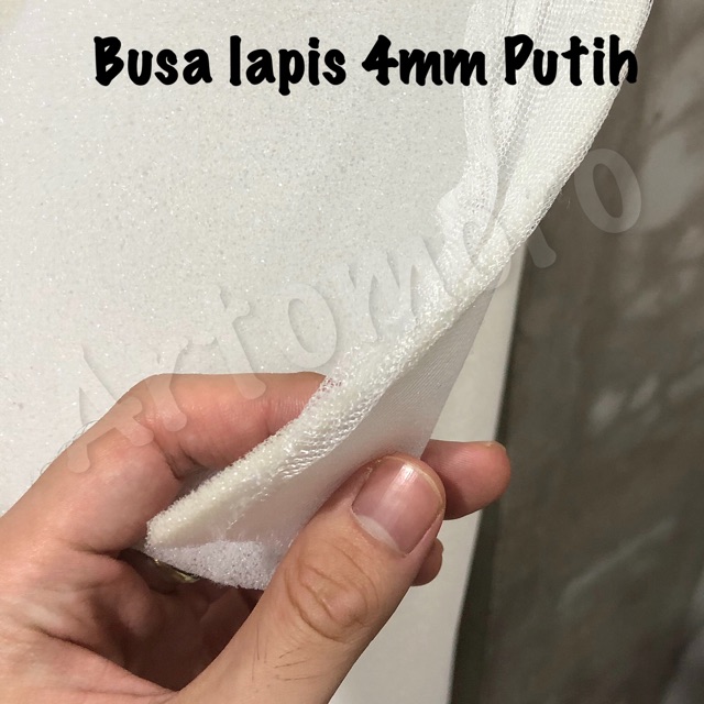 Jual Busa Lapis Furing / Kodore / Coldore / Busa Tricot Putih | Shopee ...