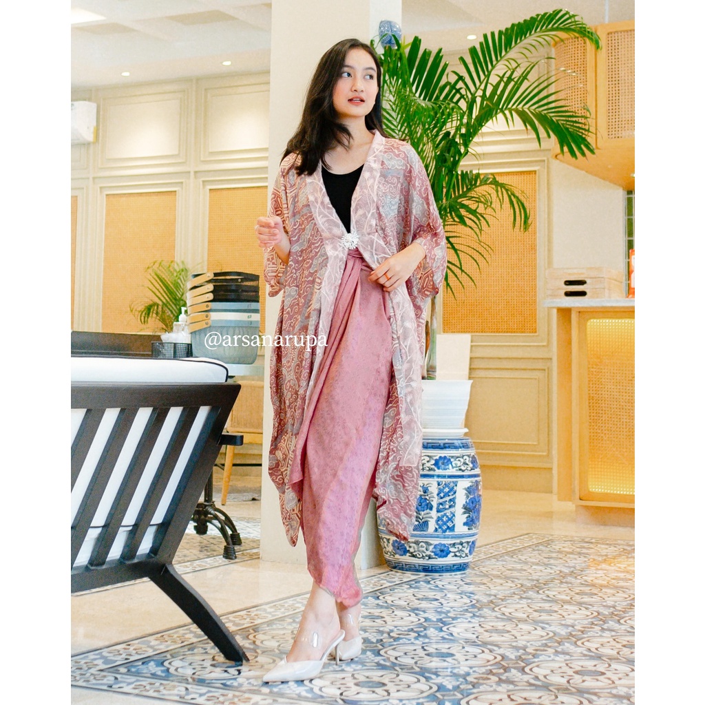 Jual Mesha Set Outer & Rok Lilit Batik Viscose (Tanpa Inner) | Shopee Indonesia