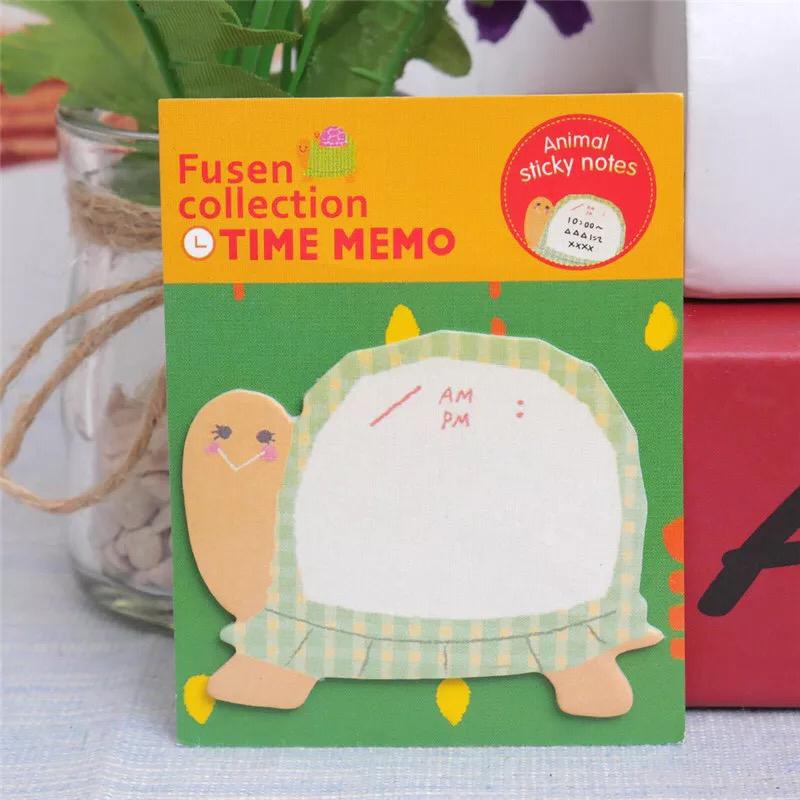 Jual ONE-A3 Sticky Notes Memo Animal / Kertas Memo Karakter Stationary ...