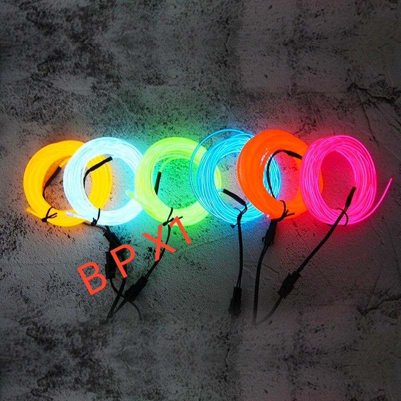 Jual Kabel Neon LED El Wire Flexible Neon Wire Led 3 Meter | Shopee ...