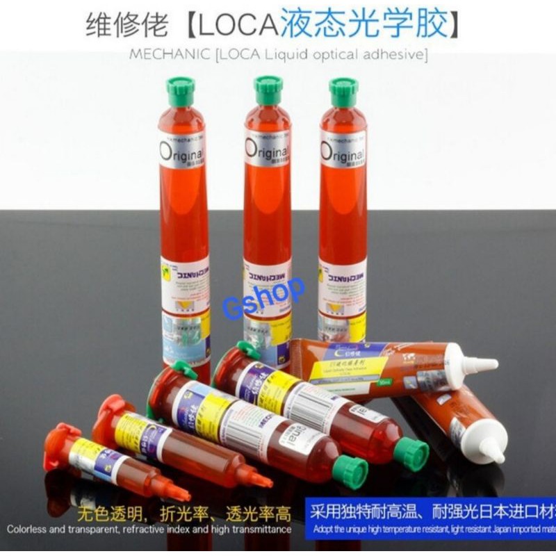 Jual LEM LOCA LIQUID / LEM UV KACA LCD MECHANIC TP-2500 50G ORIGINAL ...