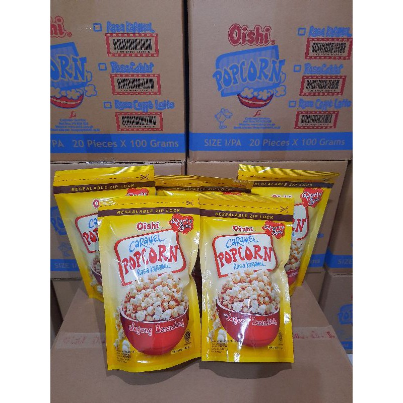 Jual Oishi popcorn caramel 100gr | Shopee Indonesia