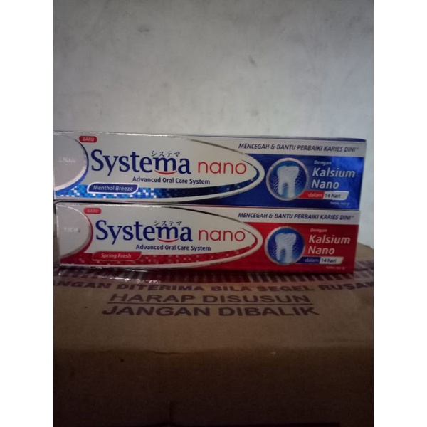 Jual PASTA GIGI SYSTEMA NANO 190g | Shopee Indonesia