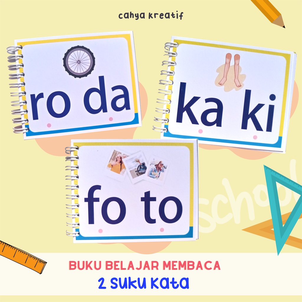 Jual Flashcard BUKU BELAJAR MEMBACA 2 SUKU KATA/ BUKU SERI MEMBACA | Buku Paud murah | Shopee ...