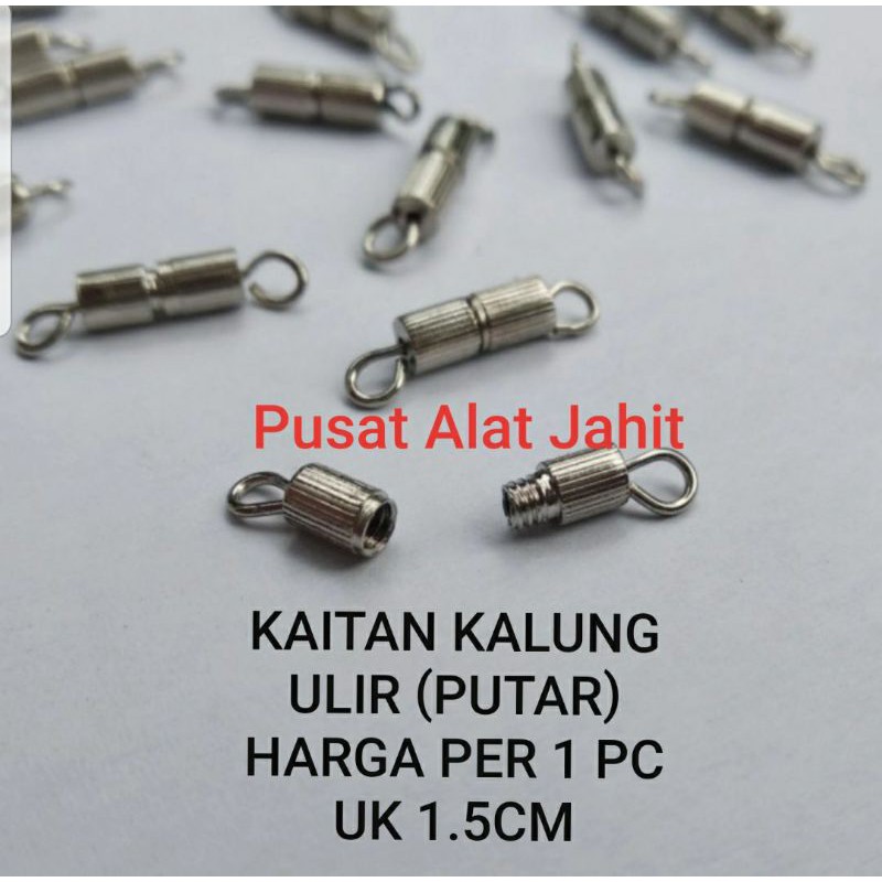 Jual BAHAN AKSESORIS KAITAN KAIT PENGAIT SAMBUNGAN PENYAMBUNG KALUNG ...