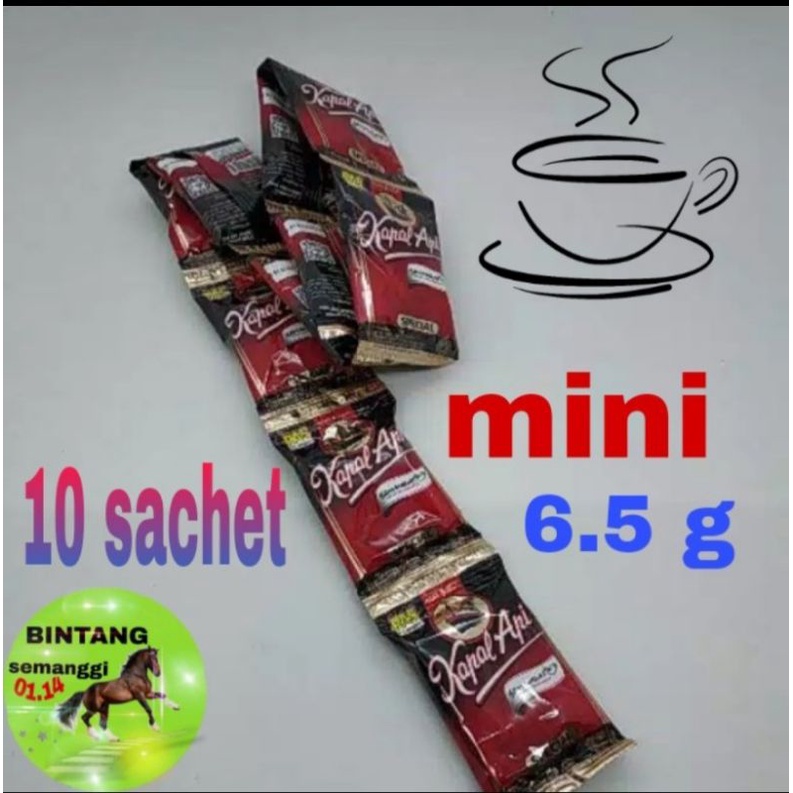 Jual kopi kapal api mini bubuk murni special 6 gr x 10 sachet | Shopee ...