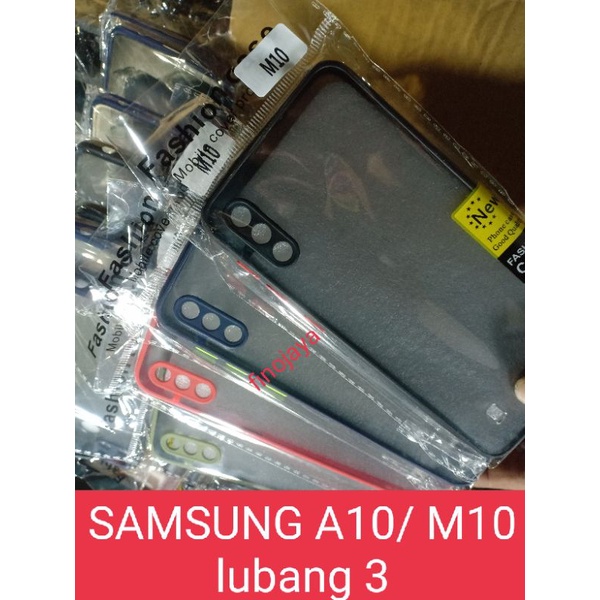 Jual Case bening For Samsung M10/A10 lubang 3 Silikon Casing Clear ...