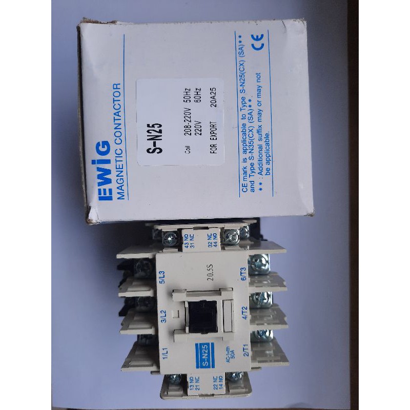 Jual KONTAKTOR CONTACTOR SN25 S-N25 EWIG | Shopee Indonesia