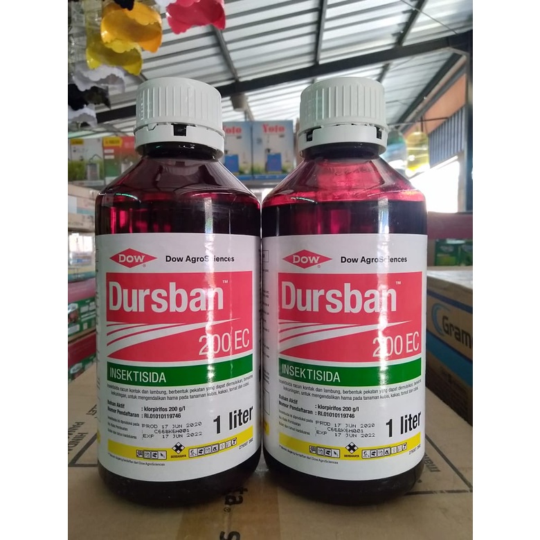 Jual DURSBAN 200 EC 1 LITER INSEKTISIDA | Shopee Indonesia