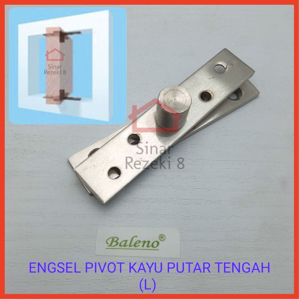 Jual Engsel Pivot Putar Tengah L / Putar Pintu Jendela Ayun Kayu Besar ...