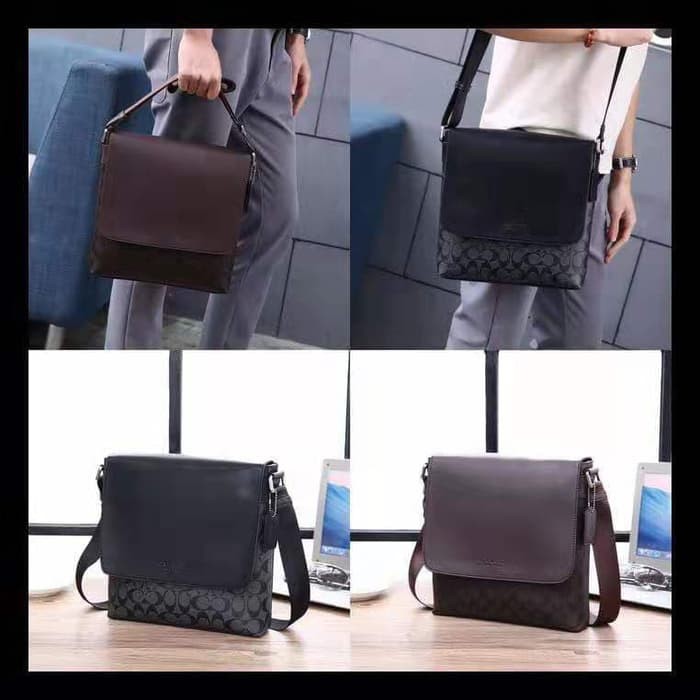 Jual Tas COACH F71765 Coklat Original Pria Tas Fashion Merek Impor Tas ...