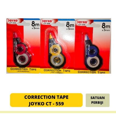 Jual TIPEX JOYKO 8M, TIPEX KERTAS, PENGHAPUS PULPEN | Shopee Indonesia
