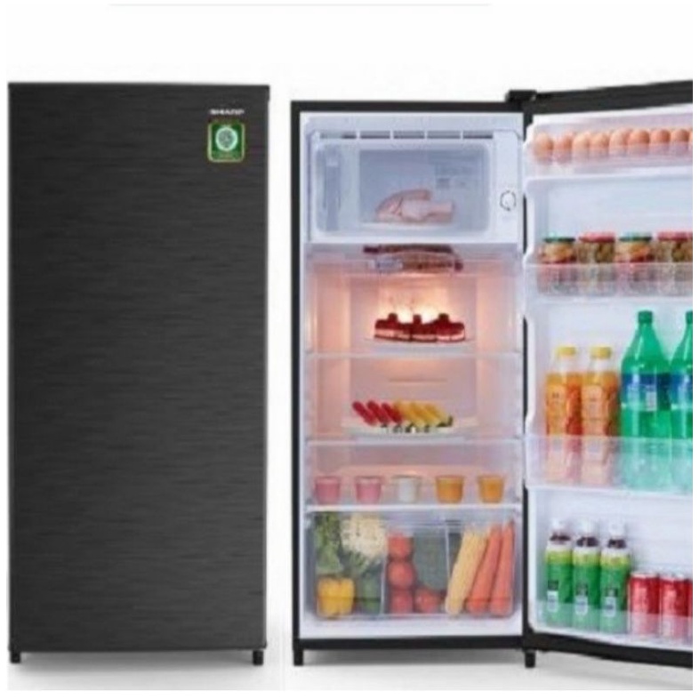 Jual Kulkas Sharp 1 pintu SJN182 NHS SJ-N182N-HS | Shopee Indonesia