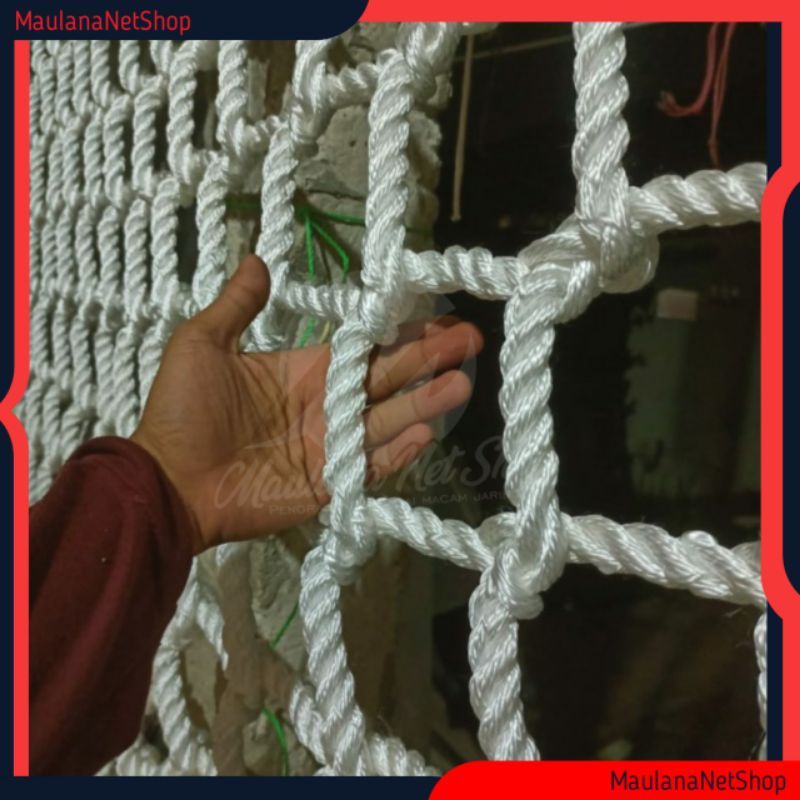 Jual Jaring Ayunan Nilon 18mm Super Tebal Hammock Dan Climbing Net/Loft ...
