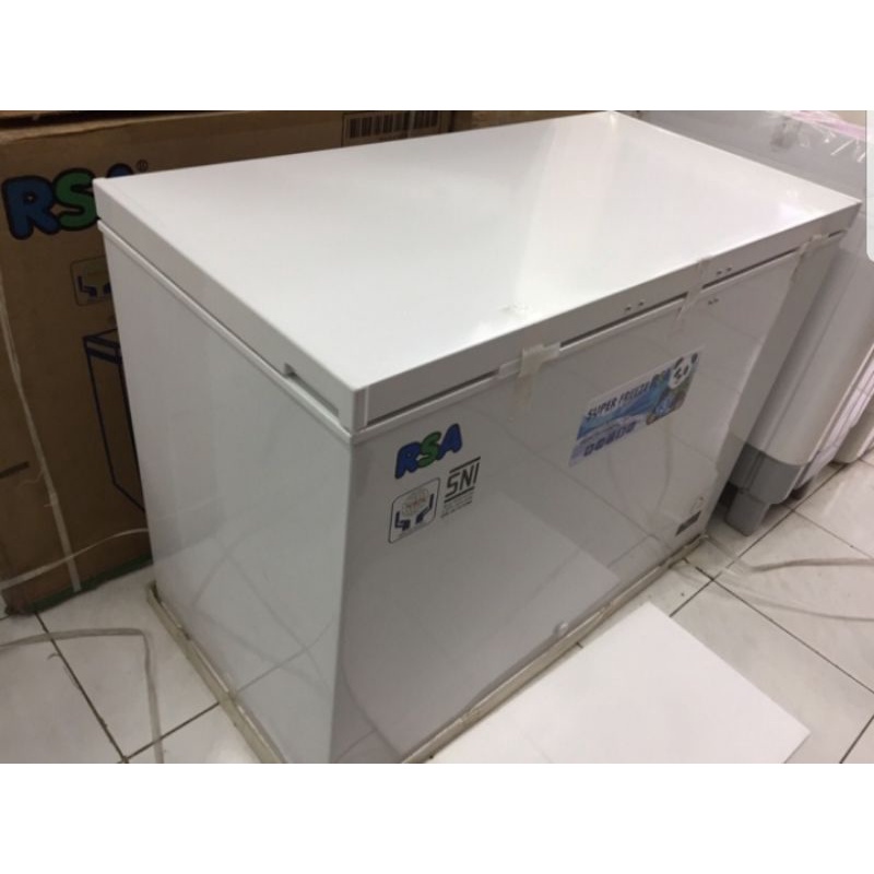 Jual CHEST FREEZER RSA 300 LITER (CF-310) GARANSI RESMI | Shopee Indonesia