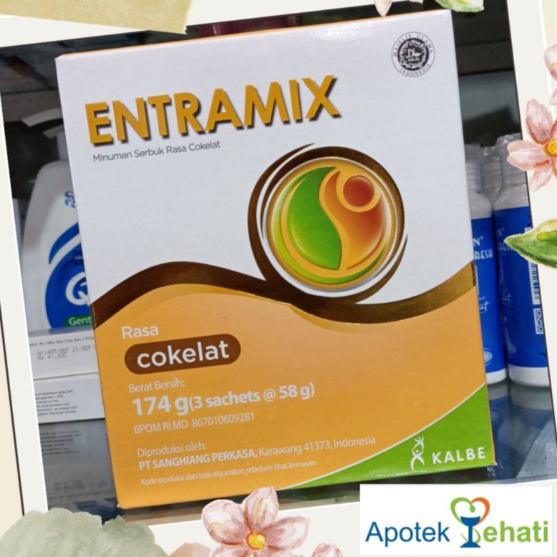 Jual Susu Entramix 174 gram Rasa Vanilla & Coklat | Shopee Indonesia