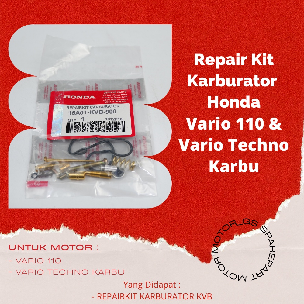 Jual Repair Kit Repairkit Karburator Honda Vario Karbu - Vario 110 ...