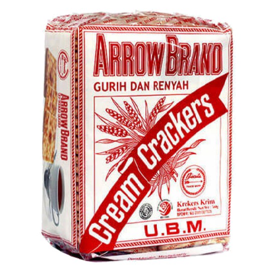 Jual UBM Arrow Brand Cream Crackers 350 gr Biskuit Krim Kraker Merk ...